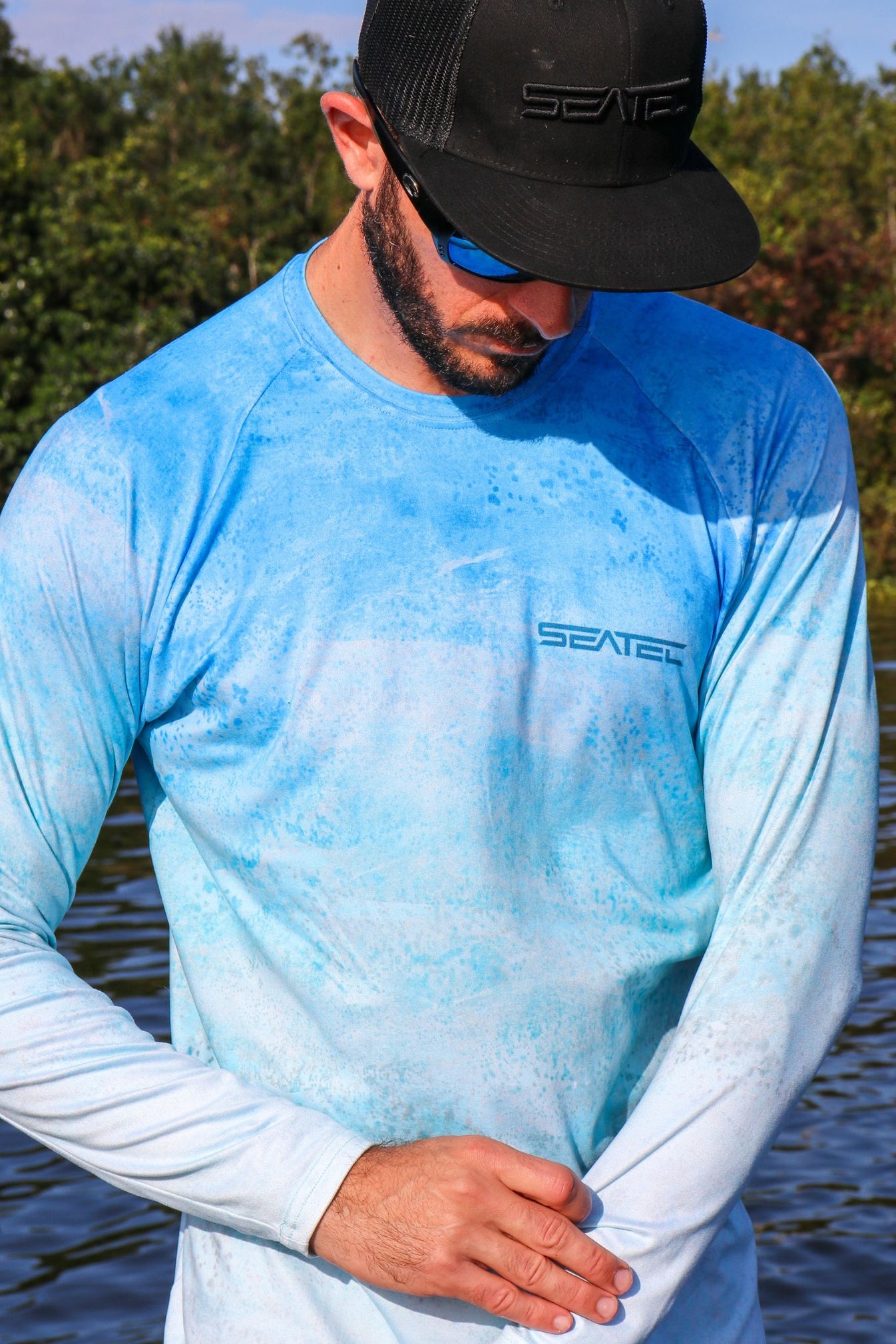 MEN'S SPORT TEC | BLUE MAHI | CREW – Seatec Outfitters