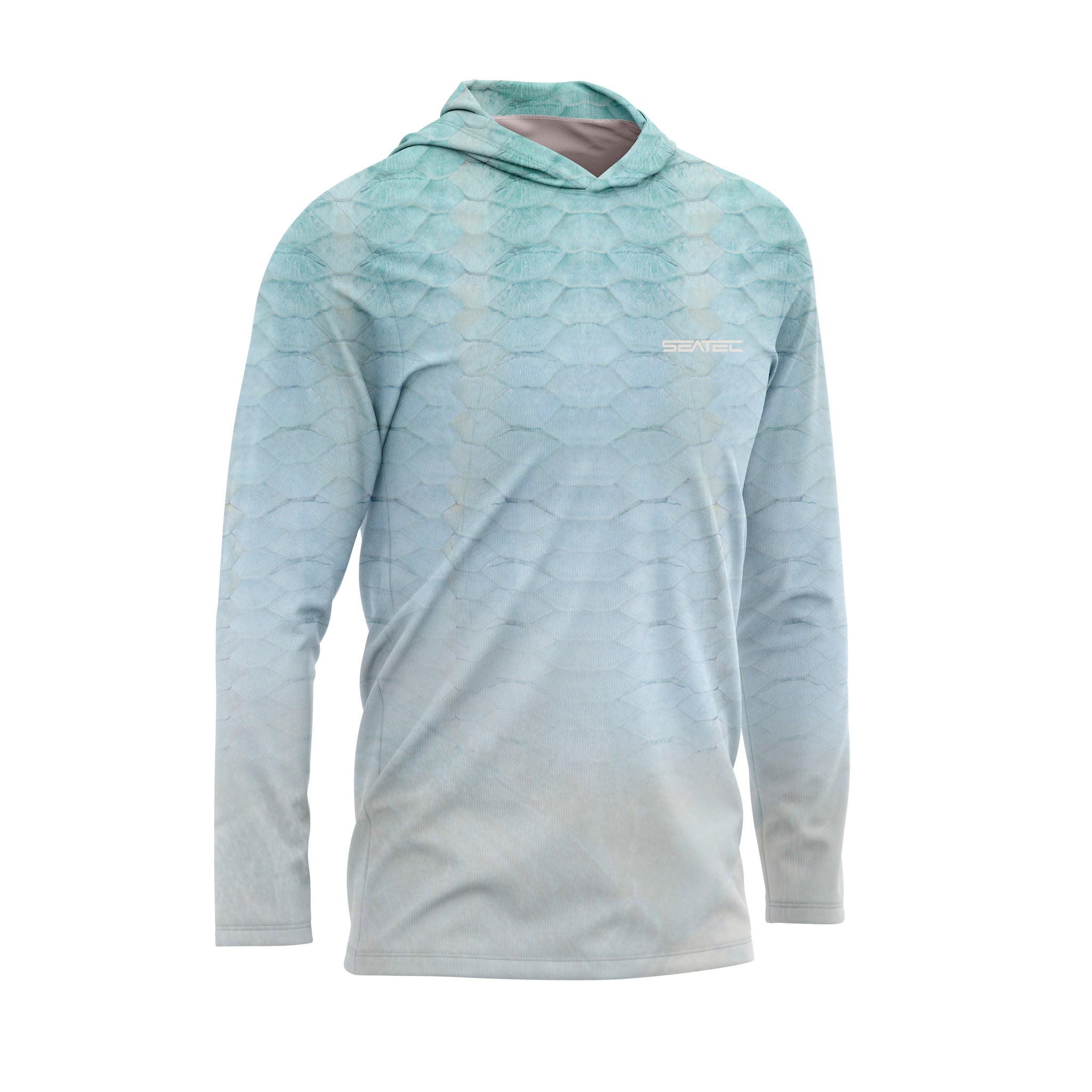 Seatec Tarpon Hooded Sport Tec Performance Sun Shirt, Long Sleeve ...