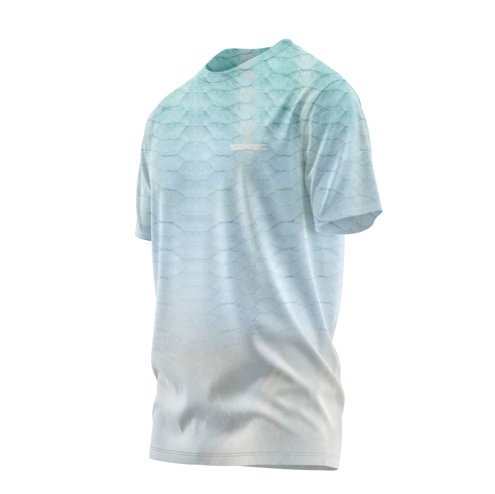 Seatec Tarpon Sport Tec Crew Performance Sun Shirt, Short Sleeve ...